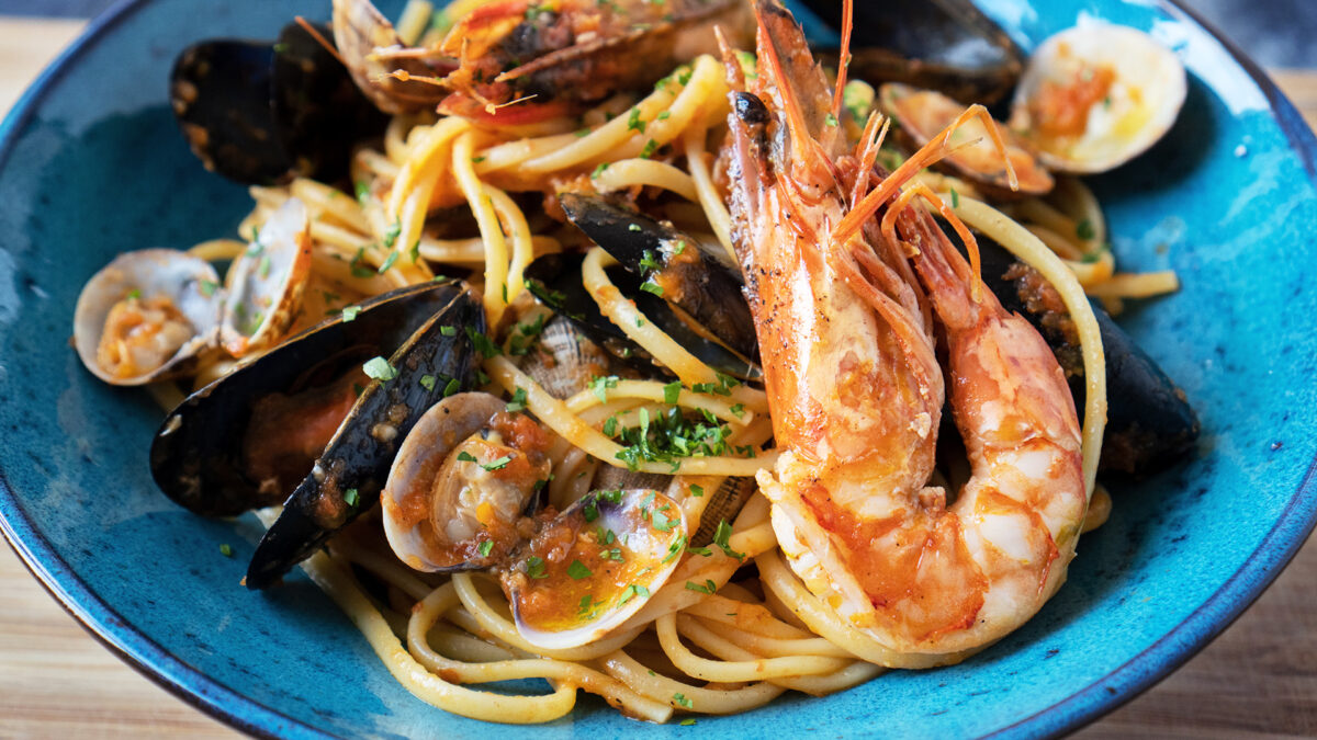 Pasta mit Meeresfrüchten – alla Marinara - Thomas kocht - der Kochkanal ...